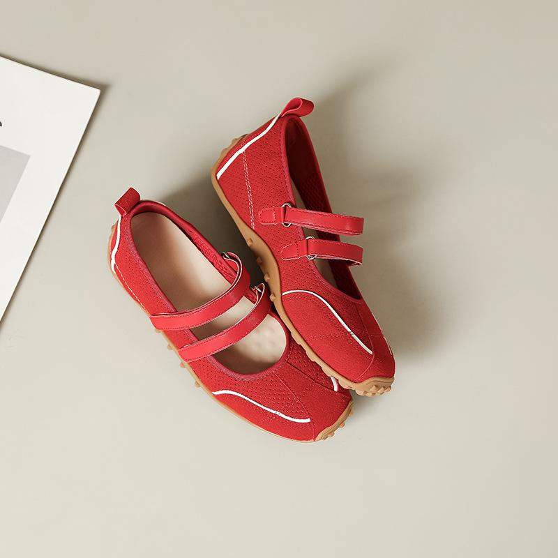 ・性別: 女性・アッパー素材: スエード・ディテール: ステッチ・トゥ形状: ラウンドトゥ・ヒール高: 3-5cm・カラー: レッド,ベージュ,ブルー・サイズ: 34,35,36,37,38,39,40・機能: 増高,通気性・増高高: 4c...