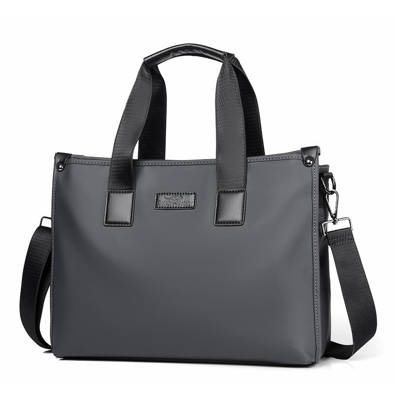 ・素材: オックスフォード・形状: 横型方形・サイズ: 中型・開閉: ジッパー・内部構造: ジッパー隠しポケット、携帯ポケット、カードポケット、PCポケット・ショルダーストラップ: 単根・加工: ソフト面・スタイル: メンズハンドバッグ・パ...