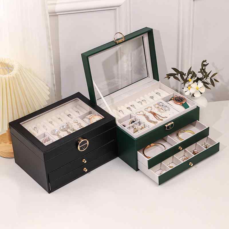 ・素材: PU皮・寸法: 開窓型 23×17×13.5cm, アップグレード型 23×20×13.5cm・カラー: 黒, 白, ブラウン, グリーン, グレー, ピンク, 白, 黒, グリーン