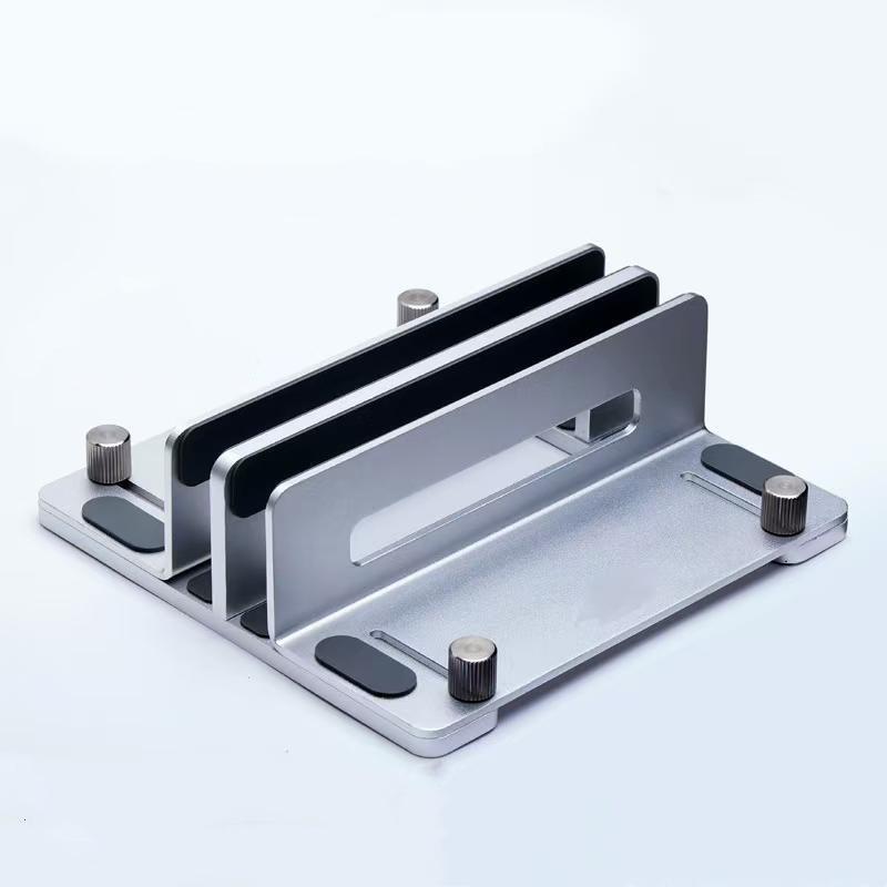 ・素材: アルミニウム合金・製品寸法: 145×142×46mm・対応デバイス: ノートパソコン、タブレットパソコン、本・重量: 332g・色: グレー、シルバー・調整最小幅: 13mm・スタイル: デスクタイプ・調整最大幅: 44mm