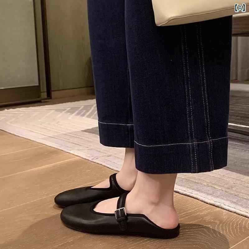 ・対象性別: 女性・つま先形状: ラウンドトゥ・アッパー素材: 羊革・ヒール高: 3cm以下・パターン: 無地・適合季節: 春夏秋・色: 黒・サイズ: 35,36,37,38,39,40・アウトソール素材: ゴム・ライニング素材: マイクロ...