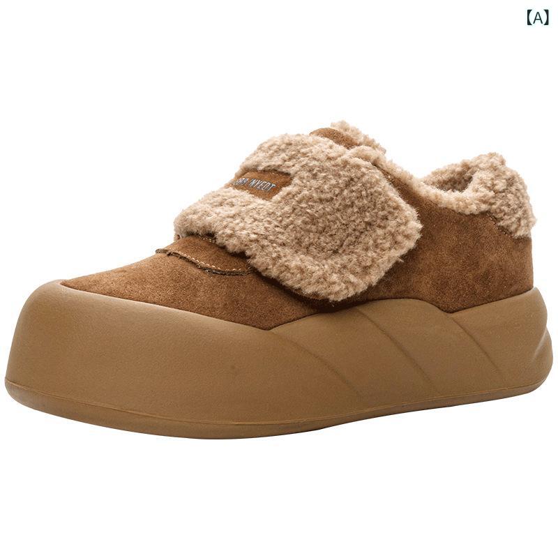 ・対象性別: 女性・スタイル: カジュアル・ヒール高: 3-5cm・パターン: 無地・トゥ形状: ラウンドトゥ・トレンド要素: ステッチ,レザースプライス・アッパー素材: 頭層サンド牛革・アウトソール素材: ラバー・ライニング素材: 人工長...