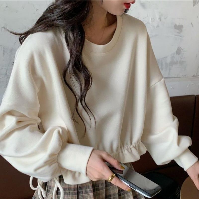 ・袖丈: 長袖・袖型: パフスリーブ・襟型: 丸襟・装飾: 蝶結び・生地: コットン・主素材: コットン95%以上・色: ピンク,アイボリー,ベージュ,ブラック・サイズ: S(35-45kg),M(45.5-52.5kg),L(53-60k...