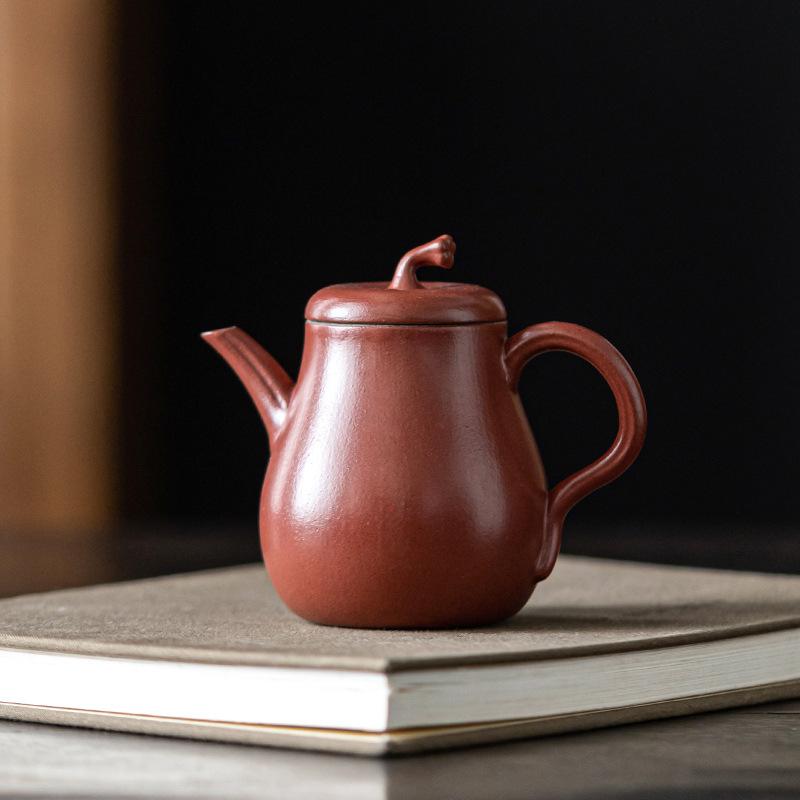 ・色: ブラック, 枣紅・素材: セラミック・陶器分類: 陶・表面加工: 色釉・スタイル: 復古風・スタイルタイプ: 軽奢復古・商品カテゴリ: 茶壶