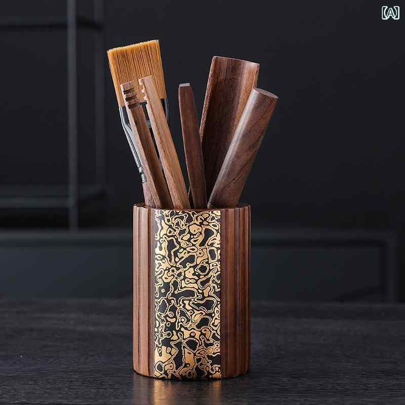 ・素材: ステンレス・スタイル: 古典伝統・カラー: 黒金, 紅金・サイズ: 7x19cm