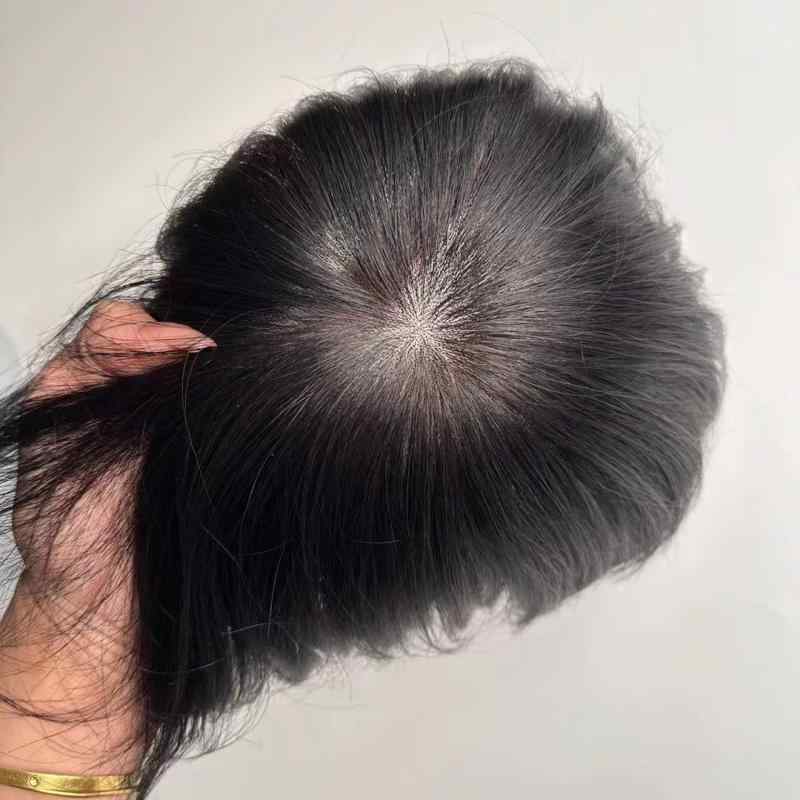 ・対象: 男性・加工: 手織り・素材: ヒューマンヘア・スタイル: ストレート・色: ブラック・サイズ: 13×18,14×19,15×20,16×21