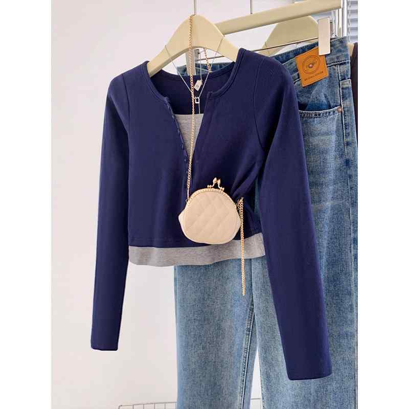 ・主素材: オーガニックコットン 30%-50%・副素材: スパンデックス・袖型: 通常袖・シルエット: スリム・着丈: ショート (40-50cm)・色: ネイビー,ダークグレー,カーキ・サイズ: S,M,L,XL・スタイル: 通勤・伸縮...