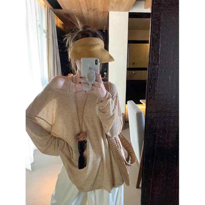 ・生地: ポリエステル・ポリエステル含有率: 80-90%・厚さ: 薄手・セット: 2点セット・デザイン: プルオーバー・シルエット: ルーズ・袖: 通常袖・襟: クルーネック・袖丈: 長袖・柄: 無地・着丈: 中長丈(65-80cm)・加...