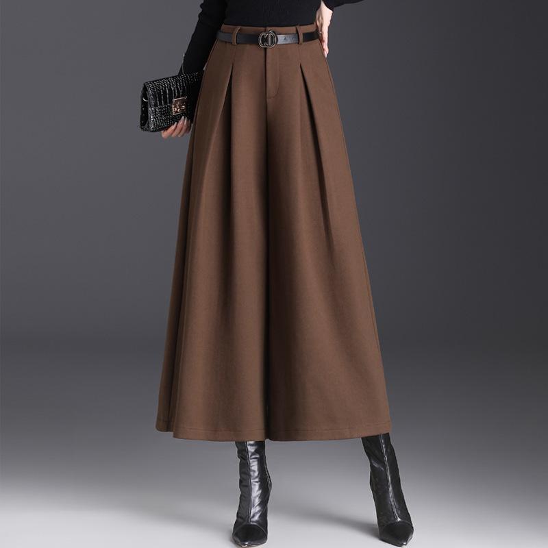 ・素材: ウーレン、ポリエステル90-95%・カラー: 黒,カーキ,赤・サイズ: M,L,XL,XXL,XXXL,4XL・パンツタイプ: ワイド・丈: 9分丈・ウエスト: ハイウエスト・厚み: 厚手・デザイン要素: ポケット・スタイル: 通...