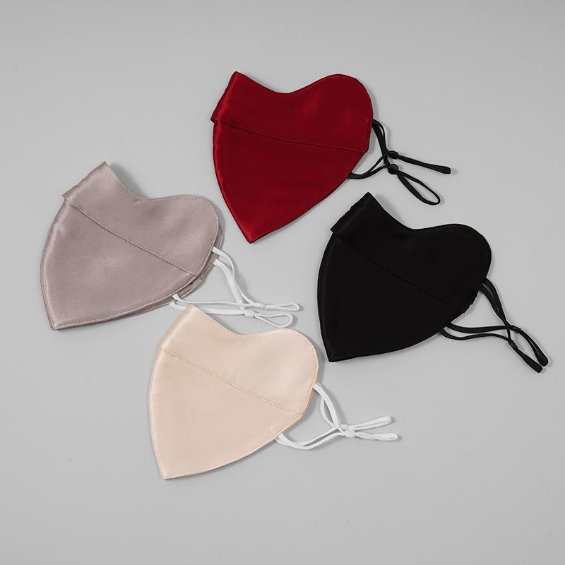 ・素材: シルク・性別: 男女兼用・柄: 無地・スタイル: 耳掛け式・機能: 装飾・カラー: ブラック,ライトグレー,ワインレッド,シャンパン,グレー,シャンパンゴールド・種類: 保暖マスク