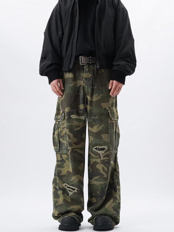 ・スタイル: 韓国風・パンツシルエット: ストレート・丈: ロング・ウエスト位置: 中腰・前立て: ボタン・厚み: 普通・素材: デニム・メイン素材: コットン60%・伸縮性: 微弾・裾デザイン: ストレート・加工: ウォッシュ・加工: ノ...