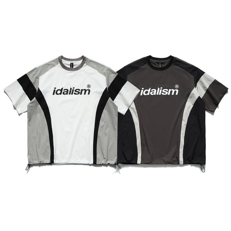 ・スタイル: ジャパニーズレトロ・素材: ナイロン 81-90%・パターン: レタリング・シルエット: ルーズ・タイプ: プルオーバー・ネック: クルーネック・袖丈: ショートスリーブ・厚み: 薄手・シーン: カジュアル・ディテール: ツー...