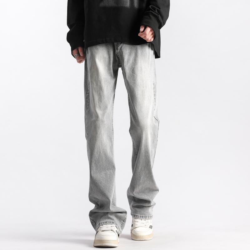 ・性別: メンズ・カラー: 黒,黄土色,グレー・サイズ: S,M,L,XL,2XL,3XL・素材: デニム・成分: コットン48.8%・スタイル: ストリート・パンツ形状: ストレートパンツ・シルエット: ストレート・丈: ロング・ウエスト...