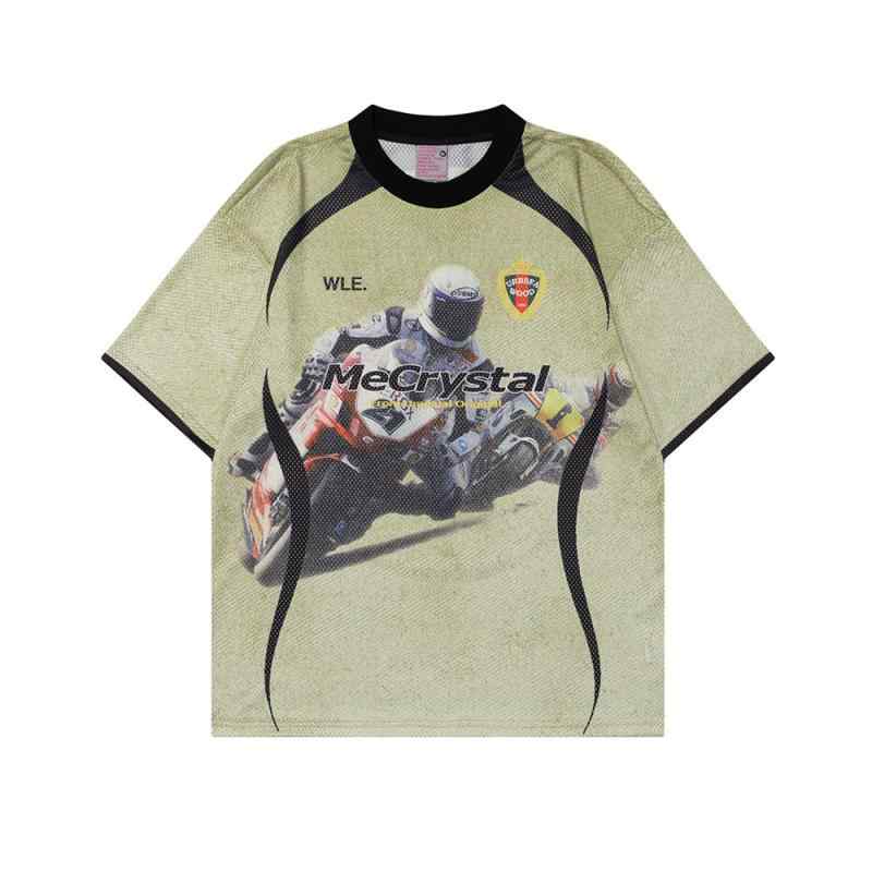 ・素材: ポリエステル100%・パターン: 人物・シルエット: ゆったり・スタイル: プルオーバー・襟型: クルーネック・袖丈: ショートスリーブ・厚み: 普通・用途: カジュアル・ディテール: プリント・プリントテーマ: 人物・加工: プ...