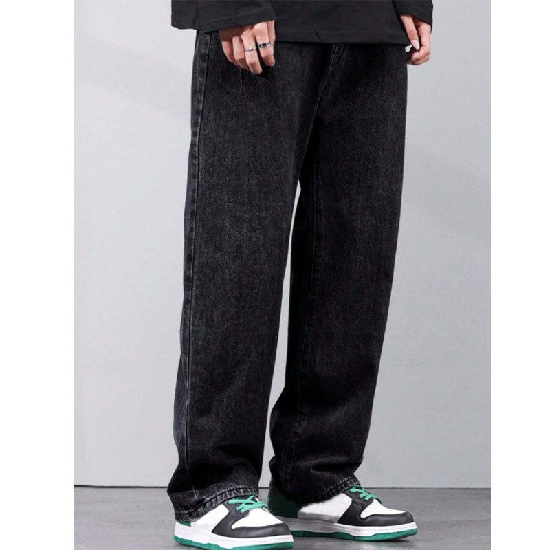 ・スタイル: カジュアル・パンツタイプ: ストレートパンツ・丈: ロングパンツ・ウエスト: ミッド・前立て: ジップ・厚み: 普通・シーズン: オールシーズン・素材: デニム・主素材成分: コットン65%・適用シーン: カジュアル・ディテー...