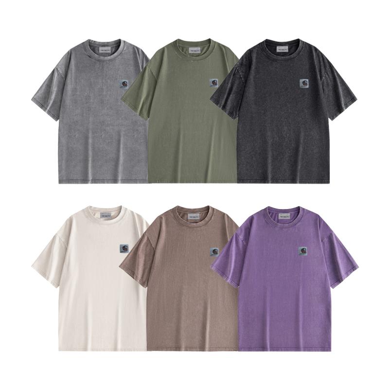 ・素材: コットン100%・柄: アルファベット・シルエット: ルーズ・スタイル: プルオーバー・首元: クルーネック・袖丈: 半袖・シーン: カジュアル・ディテール: ワッペン・色: 黒,紫,軍緑,蝋染杏,カーキ,浅灰・サイズ: M,L,...