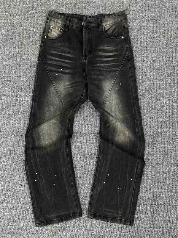 ・スタイル: アメリカン・デザイン: ベーシック・シルエット: ルーズ・加工: ウォッシュ・丈: ロング・ウエスト: ミッドライズ・フロント: ジップ・厚み: 普通・素材: デニム・主素材成分: コットン75-95%・ディテール: ポケット...