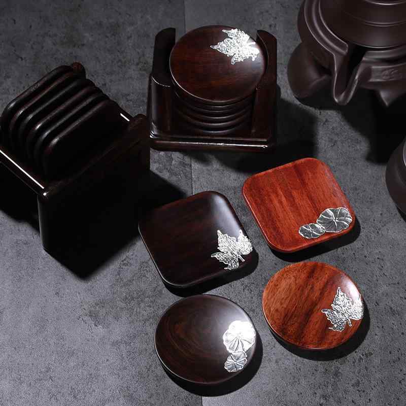 ・素材: 木製・重量: 400g・仕様: 黒檀木方型無貼り錫葉,黒檀木方型貼り錫葉(楓葉),黒檀木方型貼り錫葉(蓮葉),花梨木方型無貼り錫葉,花梨木方型貼り錫葉(楓葉),花梨木方型貼り錫葉(蓮葉),花梨木方框円型垫無貼り錫葉,花梨木方框円型...