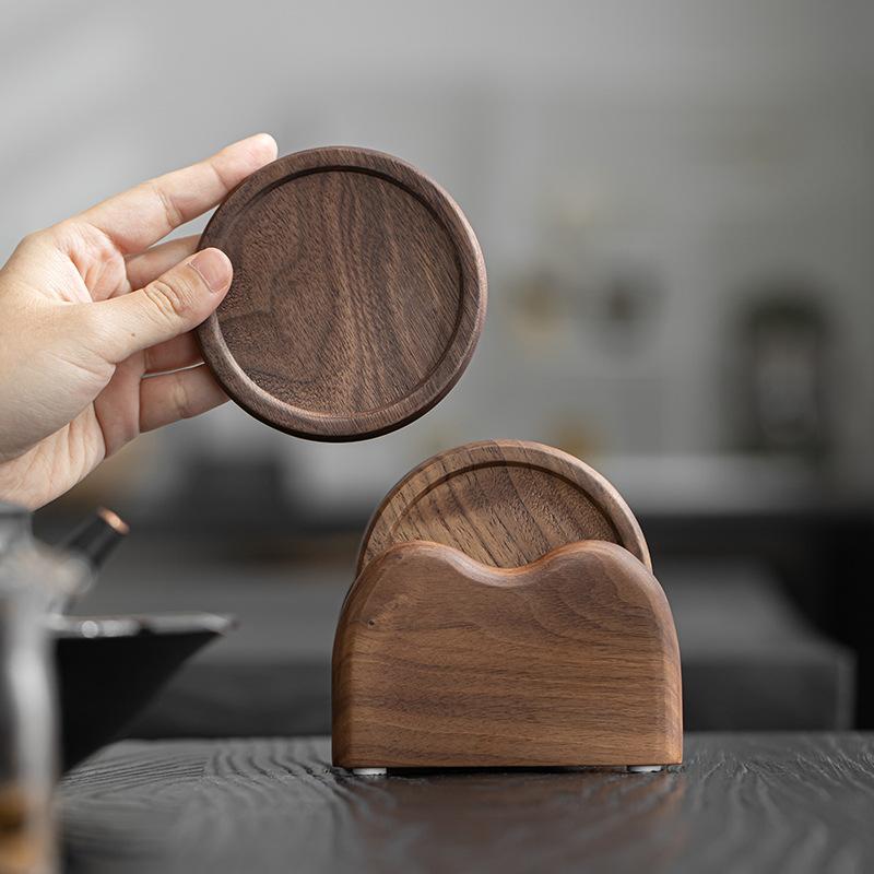 ・素材: ウォールナット材・色: ウォールナット・スタイル: 新中式・重量: 約0.3kg