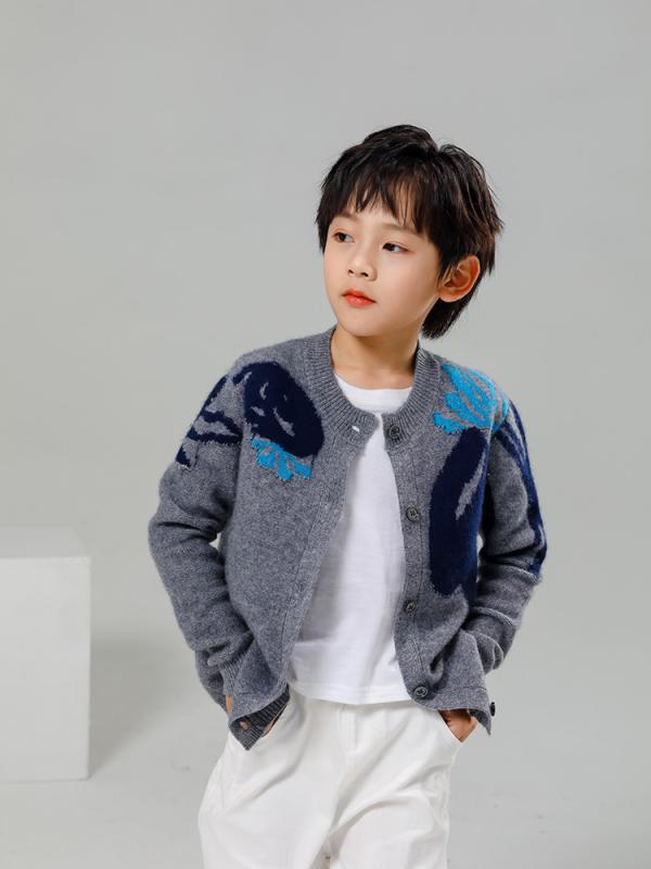 ・性別: ユニセックス・スタイル: シンプル・対象年齢: 中大児・毛糸太さ: 普通・厚み: 加厚・袖丈: 長袖・着用方法: プルオーバー・柄: 動物柄・デザイン要素: 卡通・素材: カシミヤ・主素材成分: カシミヤ35%・安全基準: B類・...