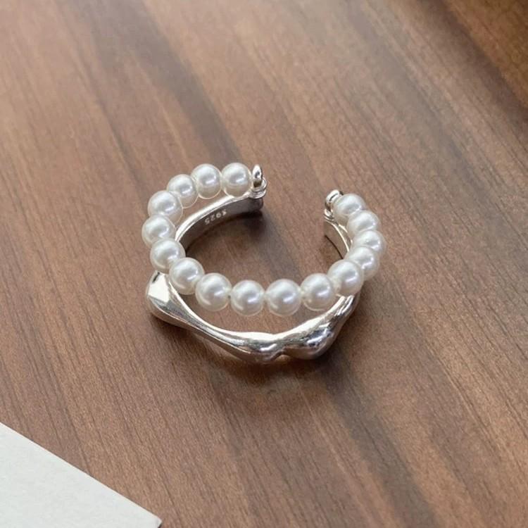 ・素材: シルバー・素材純度: 純銀・形状: ジオメトリック・加工: メッキ・タイプ: オープン・色: シルバー・サイズ: 調整可能・流行要素: 円形・スタイル: 軽奢・スタイル分類: ファッション通勤・対象: 男女兼用