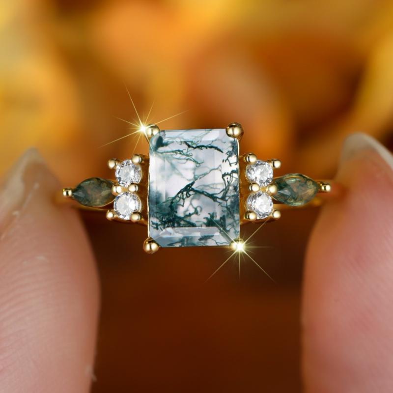 ・素材: 925シルバー・形状: 幾何型・加工: 電鍍・対象: 女性・カラー: ホワイトゴールド,ゴールド・サイズ: 6,7,8,9,10・スタイル: ナチュラル清新スイート