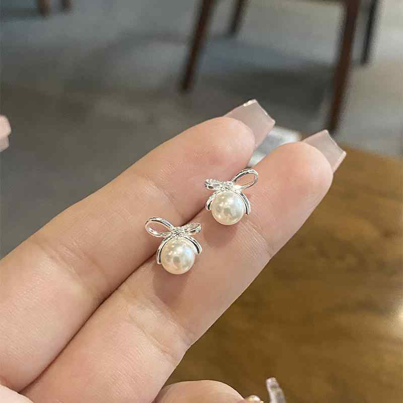 ・素材: シルバー・加工: 手作り・形状: 蝶結び・色: シルバー・純度: 925・スタイル: スイート・スタイル分類: 清新スイート・対象: 女性用・流行要素: 蝶結び・流行要素分類: 形状・パターン