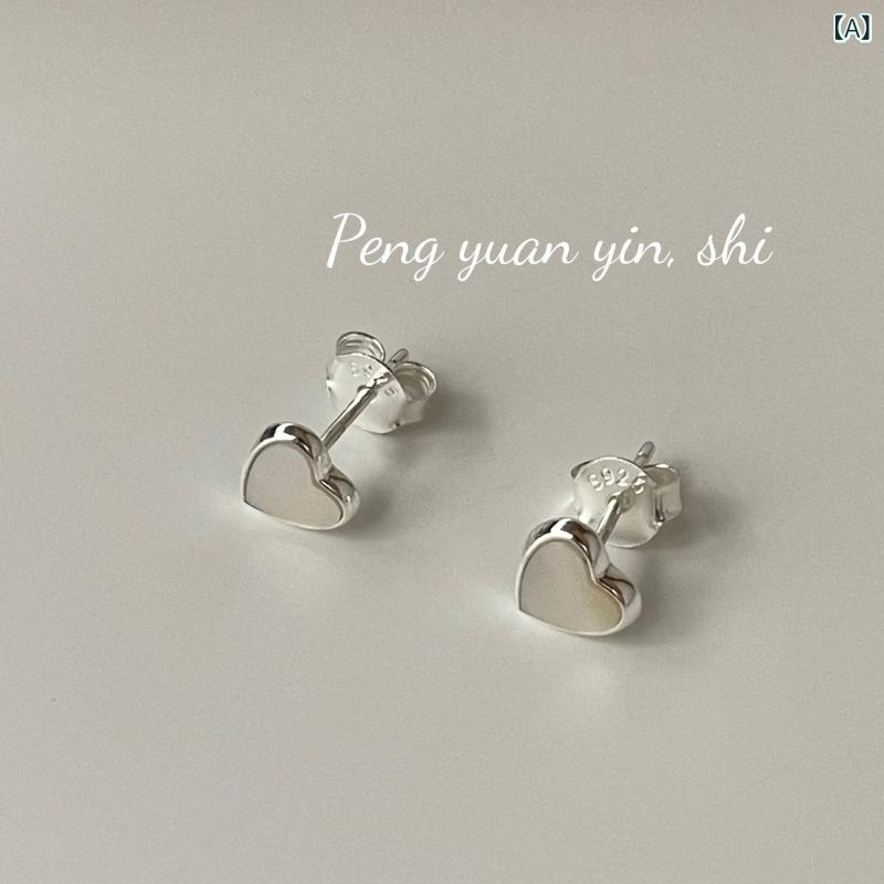 ・素材: 925シルバー・加工: メッキ・形状: ハート形・スタイル: 韓国風・スタイル分類: 清新スイート・対象: 女性用・流行要素: ハート形