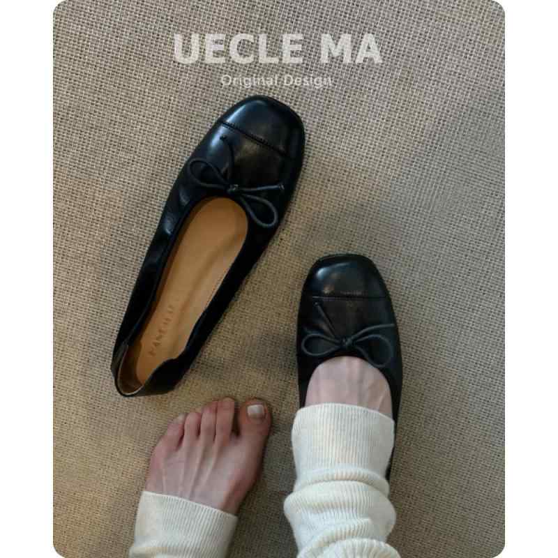 ・つま先形状: ラウンドトゥ・アッパー素材: 牛革・スタイル: 通勤・対象性別: 女性・革質: 牛二層革・ヒール高: 1-3cm・パターン: 無地・カラー: ブラック・サイズ: 35,36,37,38,39,40・ソール素材: ラバー・内材...