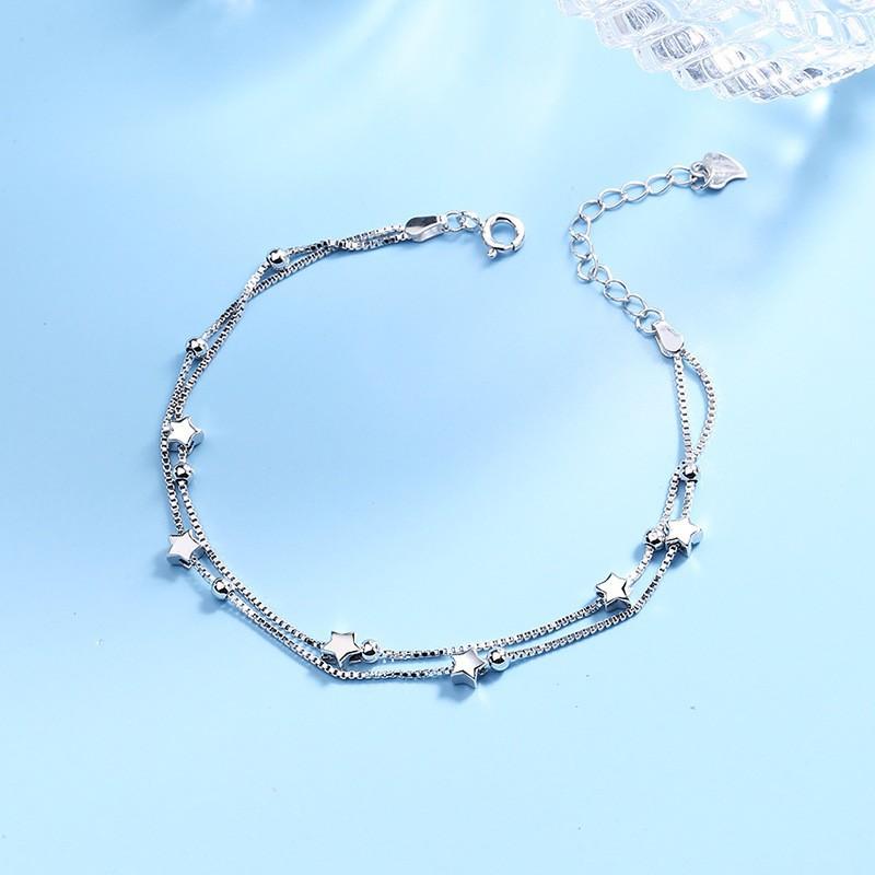 ・素材: 925シルバー・加工: メッキ・スタイル: 女性用・形状: 星型・色: シルバー・流行要素: 満天星、星・スタイル分類: ファッショントレンド、通勤・適用: 女性・流行要素分類: ナチュラル