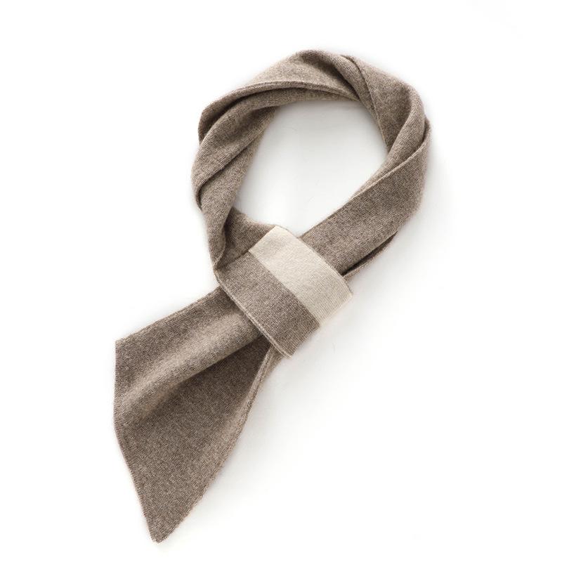 ・素材: カシミヤ・主素材含有率: 96%以上・カラー: グリーン、パープル、ワインレッド・機能: 発熱、保暖・丈: 中長・スタイル: ファッション通勤・加工: ニット、ジャカード、経編、ツイスト・装飾: チェーン・サイズ: 100cm×17cm