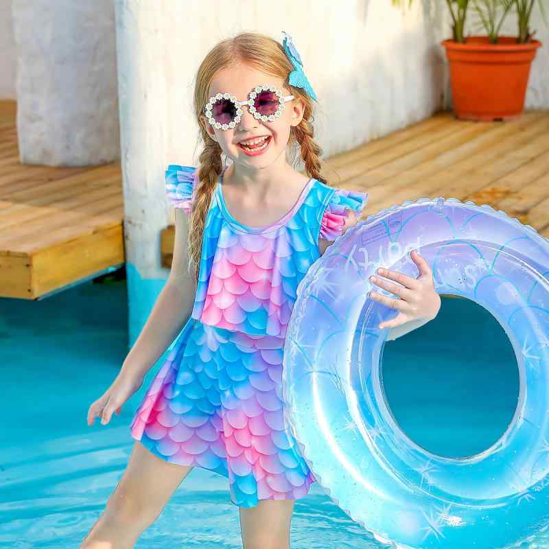 ・対象年齢: 3-10歳・対象性別: 女性・素材: コットン混紡・成分: ポリエステル・用途: 游泳水遊び・サイズ: 100,110,120,130,140・デザイン: 三角パンツ