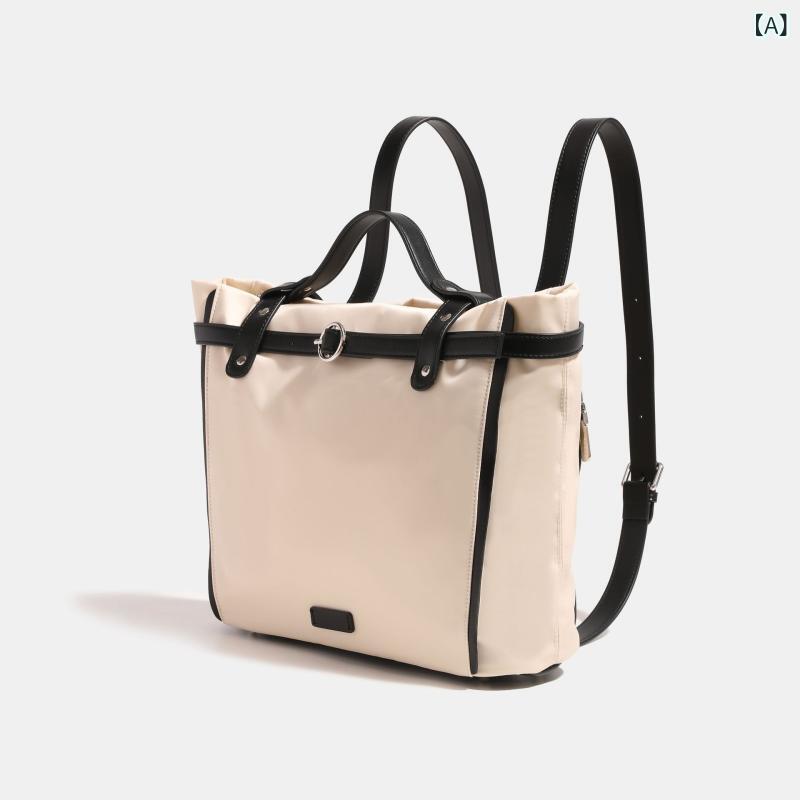 ・カラー: ブラック,ブラウン・サイズ: 34x11x29cm・素材: ナイロン・バッグサイズ: 大・裏地: ポリエステル・形状: 横型方形・開閉: ジッパー・内部構造: ジッパー隠しポケット,スマホポケット,カードポケット,PCポケット・...