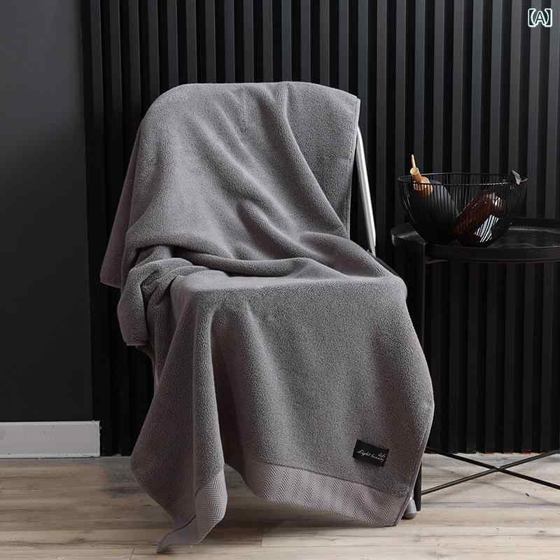 ・素材: コットン100%・重量: 500g以上・カラー: グレー、オレンジ、ホワイト・サイズ: 80×160cm・糸規格: 28ゲージ・加工: 広幅織り