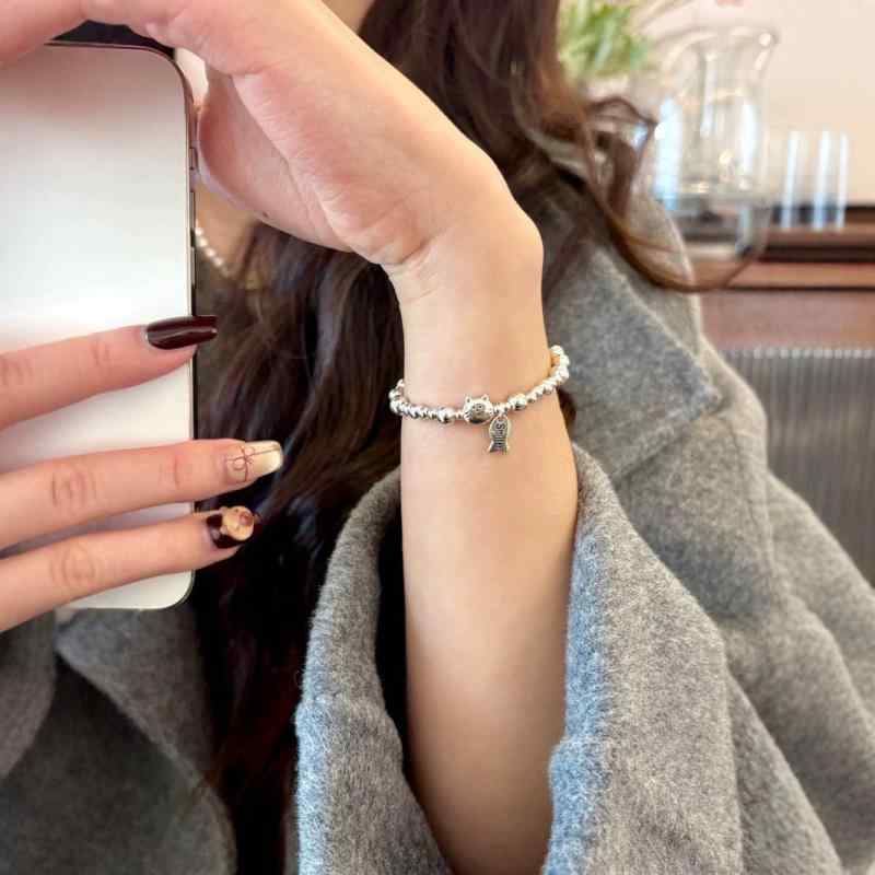 ・素材: シルバー・加工: 古法・スタイル: 女性用・形状: カートゥーンキャラクター・純度: 925シルバー・スタイル: ファッションOL