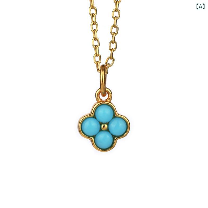 ・素材: シルバー・素材純度: 925シルバー・形状: 花・色: ゴールド,シルバー・スタイル: ファッションOL・スタイル分類: ファッショントレンド・商品カテゴリ: ネックレス・流行要素分類: 植物花卉