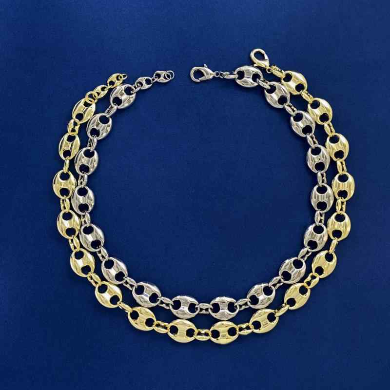 ・素材: 銅・加工: ラインストーン・形状: 動物/干支・チェーンスタイル: 小丸孔・ペンダント素材: 銅・長さ: 21-50cm・色: ゴールド、シルバー・デザイン要素: 豚鼻・スタイル: 田園風・対象: 女性