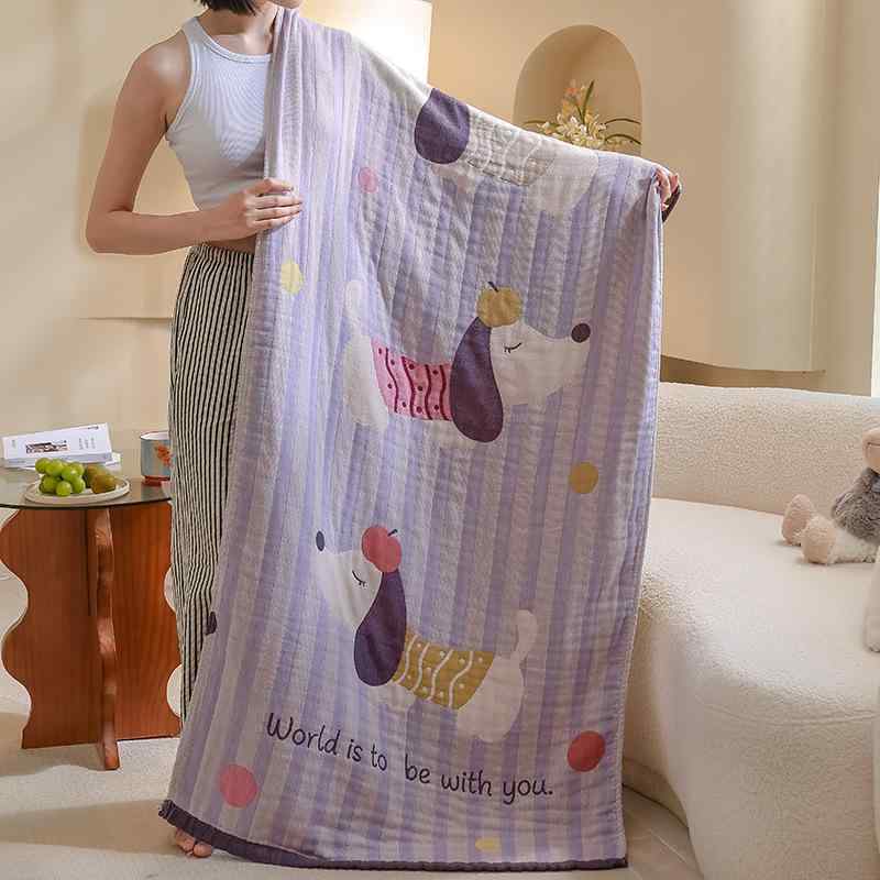 ・素材: コットン・重量: 300g-400g・カラー: 平安狗,草莓女孩,点点猫,公主猫,积木猫,漫画狗,漫画猫,妙可藍多,小黒猫,小兔爱丽丝,肖像女孩,长耳兔・サイズ: 80x160cm・糸規格: 32s・加工: 平織