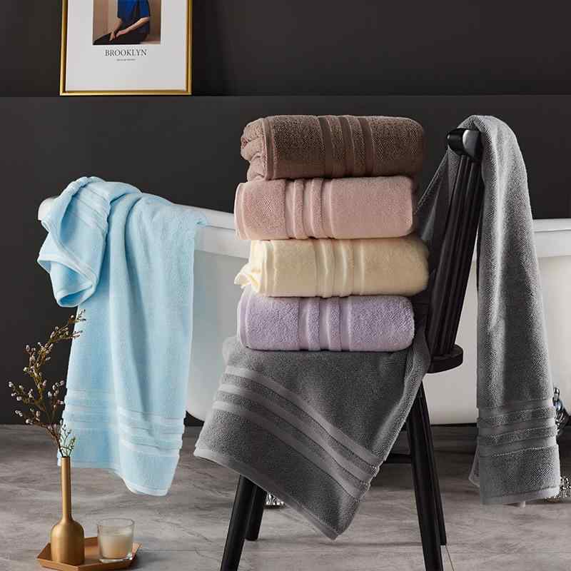 ・素材: コットン100%・重量: 500g以上・色: ピンク,ブルー,オフホワイト,グレー,紫,ブラウン・サイズ: 90cm×180cm・糸仕様: 21番手・加工: 提花,平織