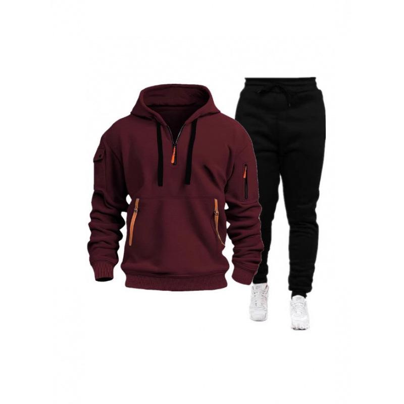 ・スタイル: ヒップホップ・厚み: 加絨・パンツ丈: ロングパンツ・上着タイプ: アウター・袖丈: 長袖・フード: 付き・主素材: アセテート 96%以上・用途: カジュアル・カラー: 白,ライトグレー,ダークグレー,ワインレッド,ロイヤル...