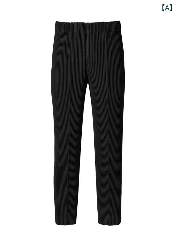 ・スタイル: 日式レトロ・デザイン: ペンシルパンツ/スリムパンツ・シルエット: ストレート・丈: 9分丈・ウエスト位置: 中腰・厚み: 普通・季節: 四季・対象: 青年・素材: 化学繊維混紡・主素材成分: ポリエステル 100%・伸縮性:...