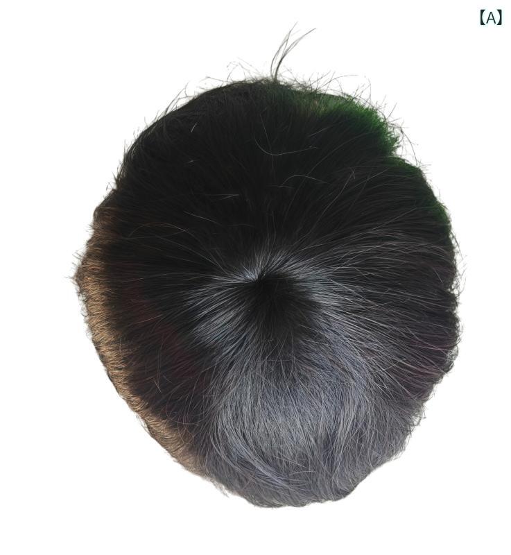 ・素材: 真人髪・タイプ: ストレート・長さ: 20cm, 25cm, 30cm・カラー: ナチュラルブラック, ダークブラウン・ベースサイズ: 12cm×12cm・スタイリング: 染色・カール可能