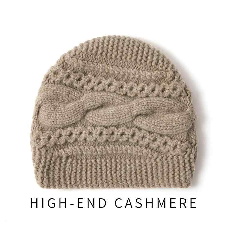 ・素材: カシミヤ・カラー: ブラック,ベージュ,パープルキャメル・帽頂形状: 丸頂・帽檐形状: 無檐・加工: ニット・スタイル: ファッション通勤