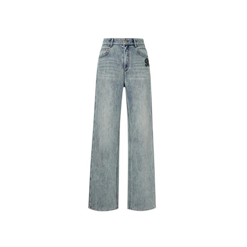 ・素材: コットン・主素材含有率: 70%-80%・パンツ丈: ロング・色: ライトブルー・サイズ: S,M,L,XL・パンツ型: ストレート・スタイル: 通勤