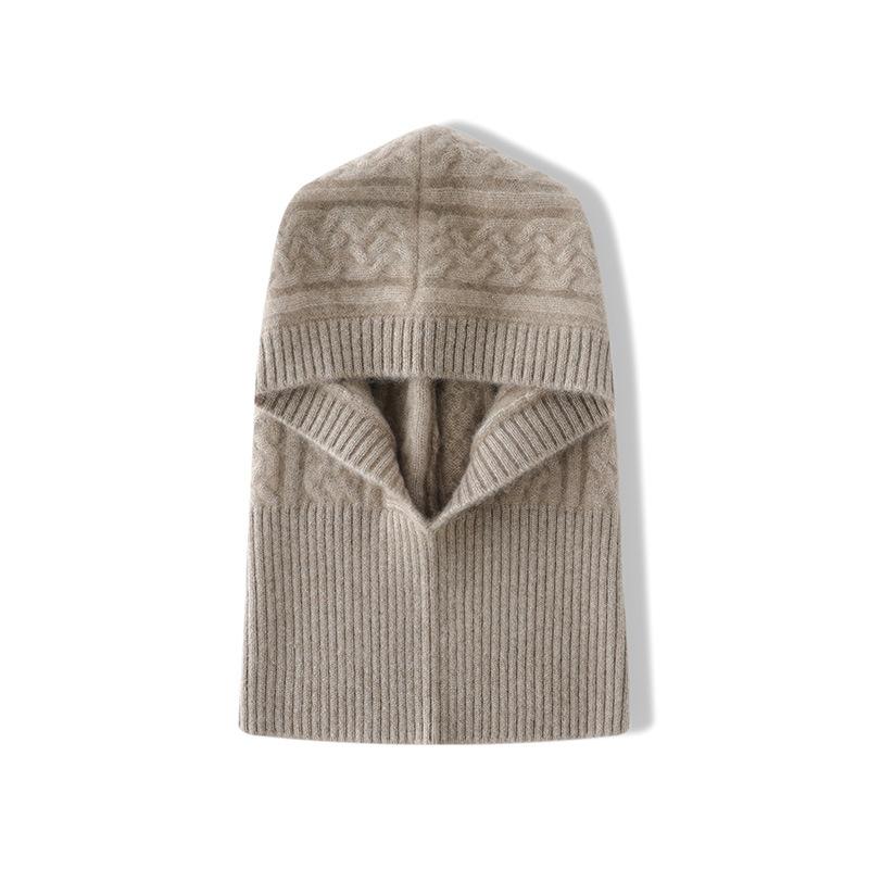 ・素材: カシミヤ・色: 青,紫,ダークグレー,ライトグレー,白,黒・サイズ: フリー・トップ形状: 丸型・つば形状: なし・機能: 首元保護,通気性,保温性,防風性・スタイル: 万能,シンプル・スタイル分類: ファッション通勤