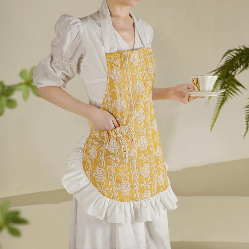 ・種類: 無袖エプロン・用途: 防汚・素材: コットン100%・サイズ: フリーサイズ・色: レッド,ピンク,グリーン,イエロー,ローズ,パープル,ブルー,ホワイト・柄: ドット,ポルカドット,円・対象: 女性