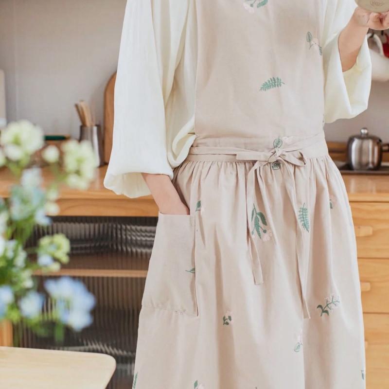 ・タイプ: エプロンセット・分類: ノースリーブエプロン・素材: コットン・スタイル: 爽やか・カラー: グレー,ブラック,ベージュ