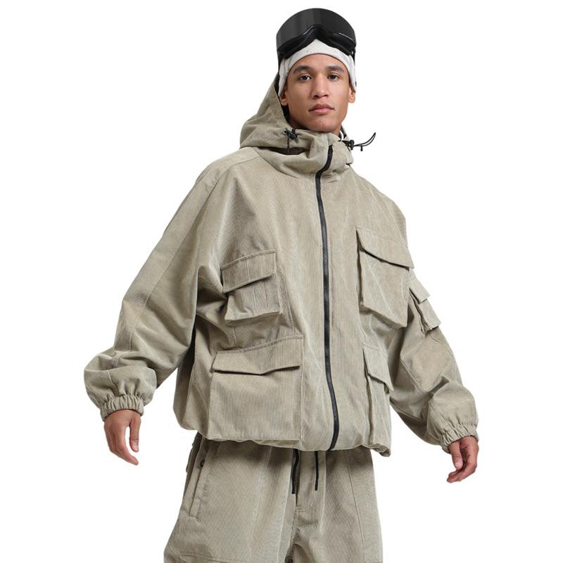 ・機能: 通気性,防水性,保温性,防風性・性別: ユニセックス・生地: ポリエステル・裏地: ポリエステル・詰め物: ポリエステル綿・防水指数: 20000mm・用途: スポーツ,スノースポーツ・色: カーキ,ブラック,オフホワイト,ワイン...