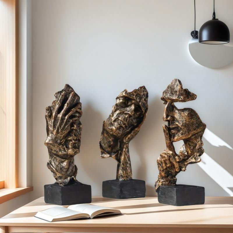 ・素材: 樹脂、プラスチック・色: 黒金粗面マスク、黒銀粗面マスク・スタイル: 中華風