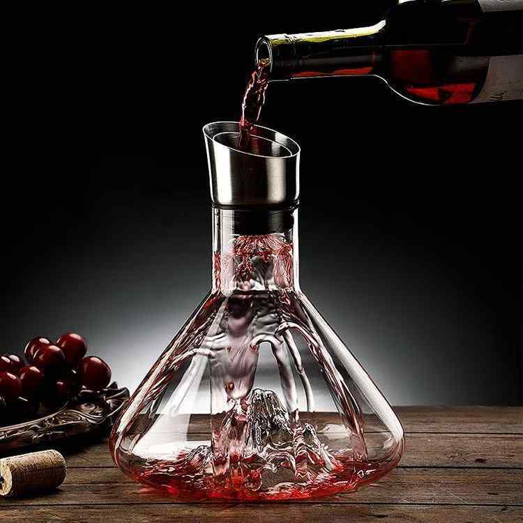 ・素材: ガラス・スタイル: シンプル・仕様: アイスバーグ・ウォーターフォール醒酒器,シルバー醒酒器,ゴールド醒酒器,ジオメトリック・ダイヤモンド醒酒器,U型醒酒器,ブラック・ボウタイ2本